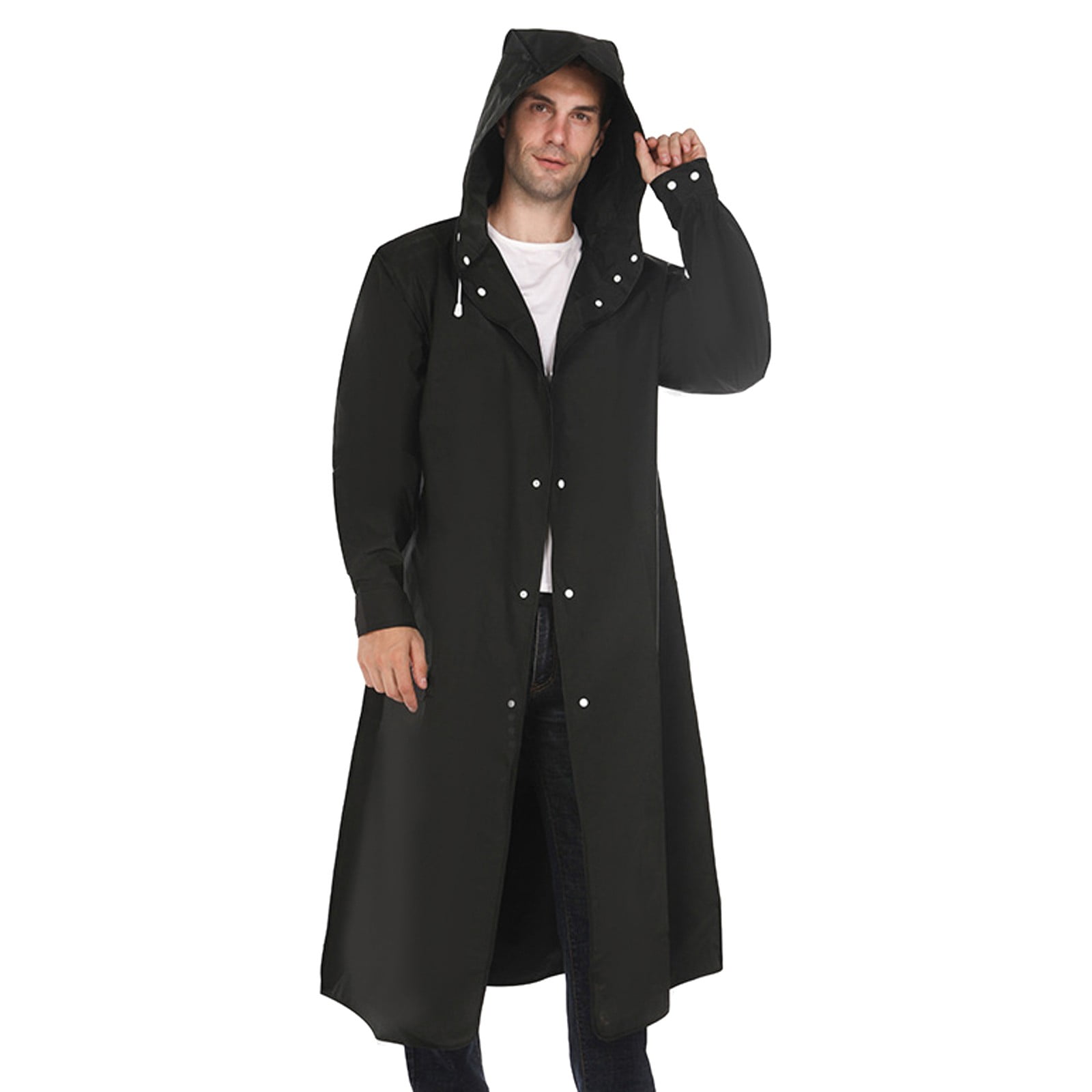 Baqcunre Jackets for Men Adult Wrapped Raincoat Protective Jacket ...