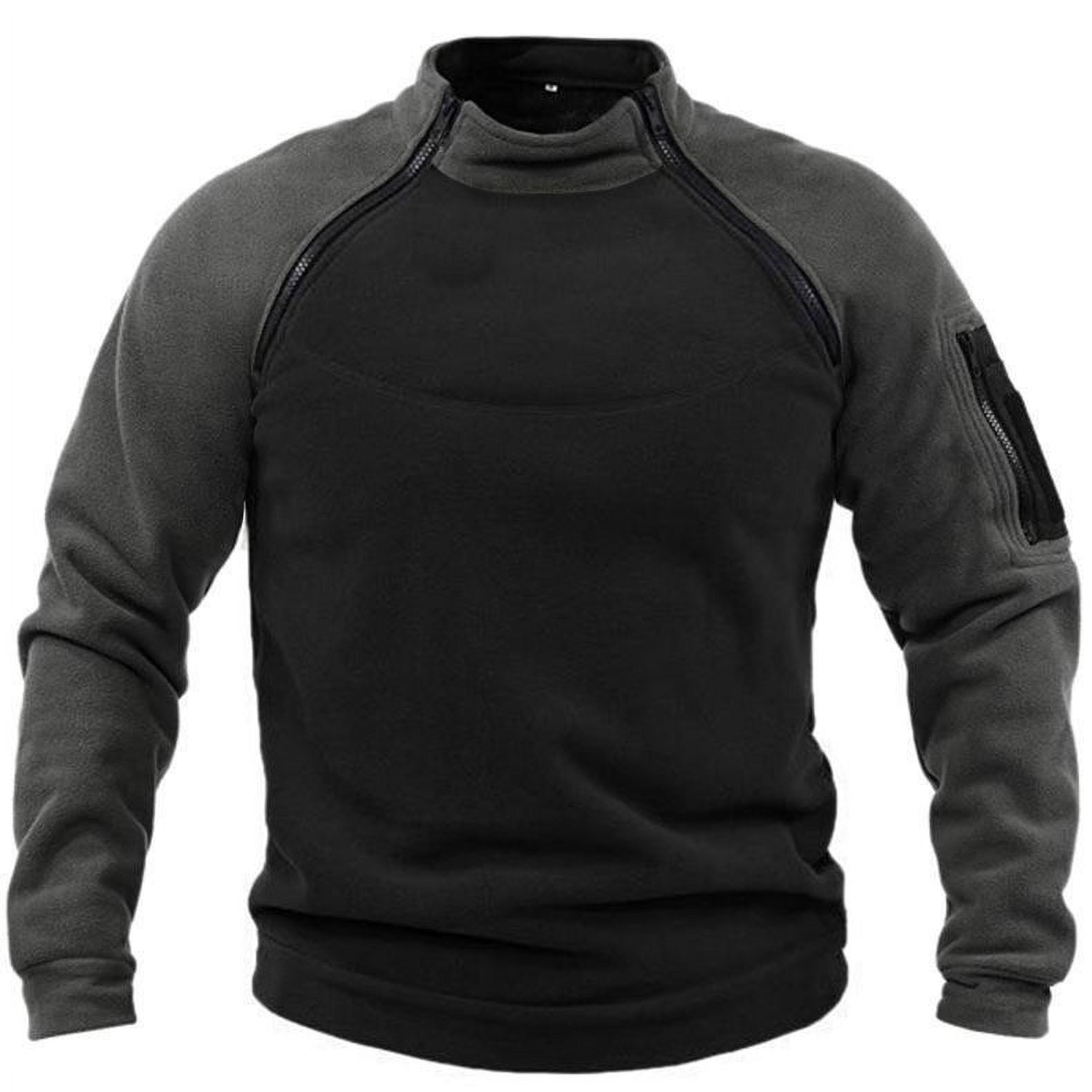 Baqcunre Men's Loose Double Sleeve Color Matching Outdoor Breathable ...