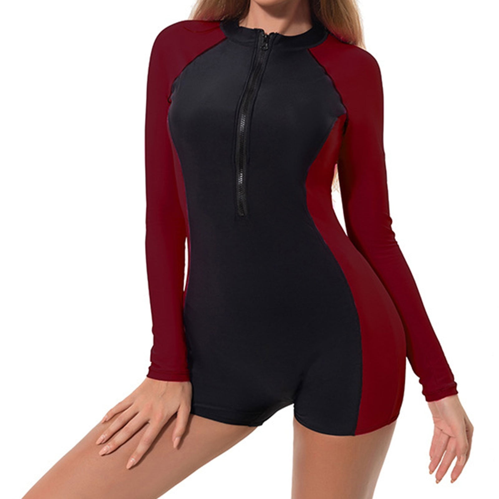 Baqcunre Rash Guard for Women, Womens Rash Guard Long Sleeve Spring ...