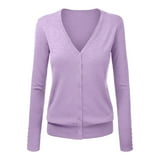 Baqcunre Sweaters for Women, Women's V Neck Cardigan Sweater Plus ...