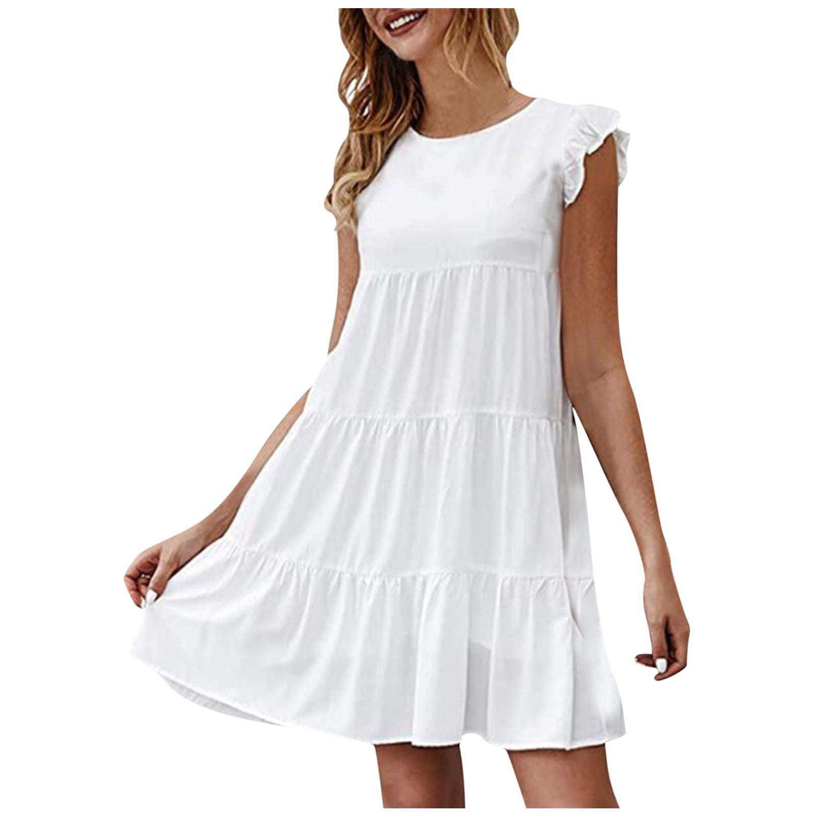 Baqcunre Womens Casual Dresses All Commute Cute Dress Womens Fashion
