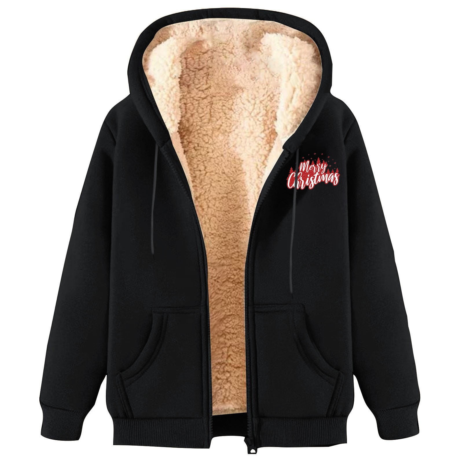 Baqcunre Women's Clothing, Women's Lamb Wool Coat Winter Thick Warm ...