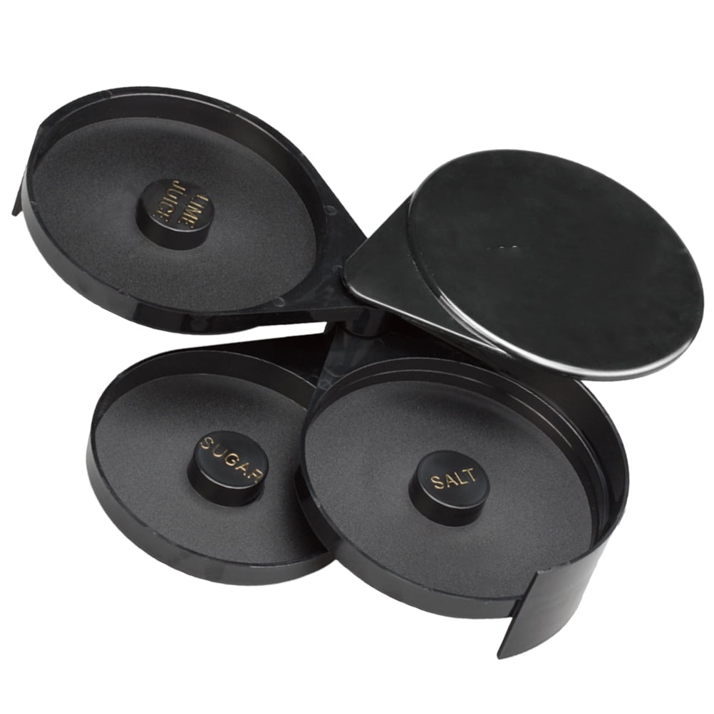 Bar 3-tier Juice Cocktail Seasoning Box Bartender Tool Sugar Salt ...