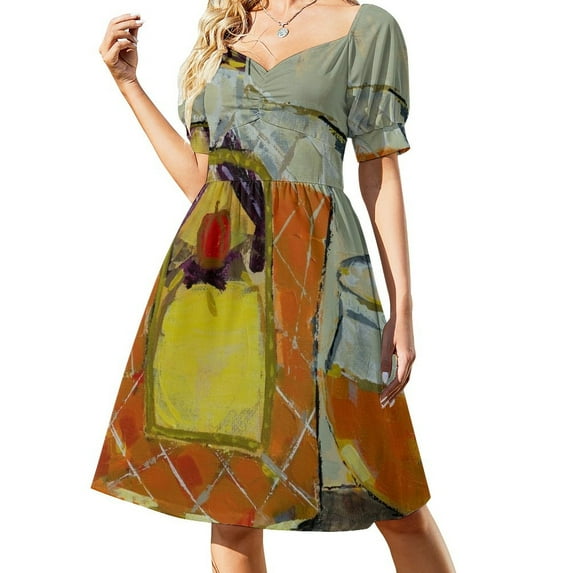 Bar Art Whiskey Sleeveless Dress purple dress summer women's suit Party ...