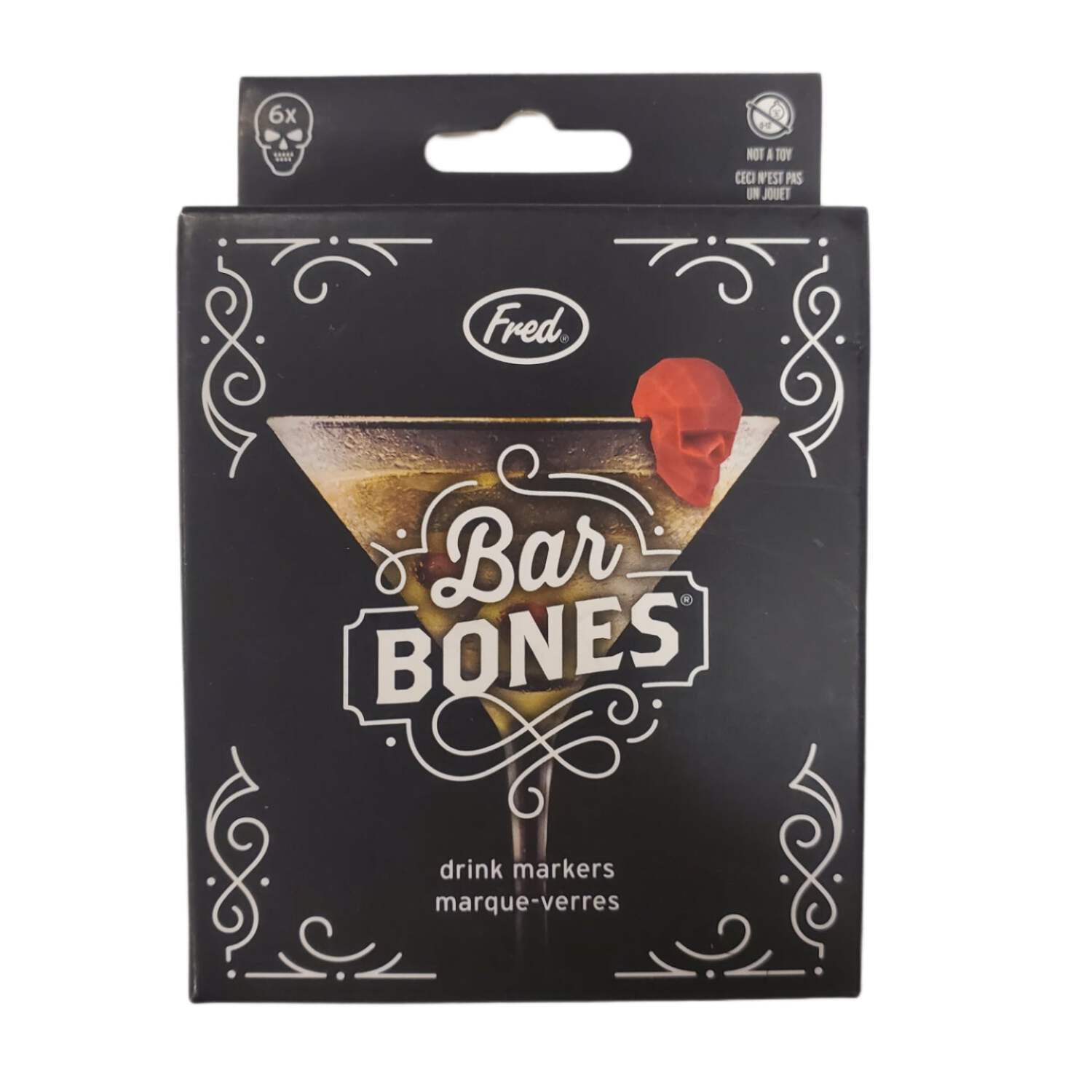 Bar Bones Drink Markers Genuine Fred - Walmart.com