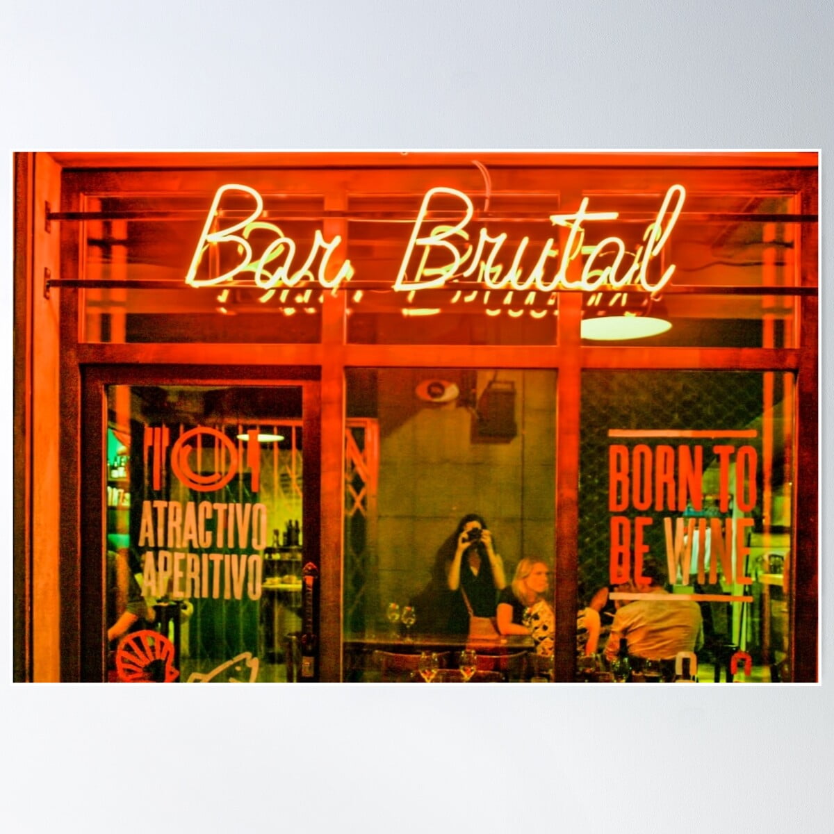 Bar Brutal Poster Wall Art, Modern Wall Decor For Living Room Bedroom, 8x12 UNFRAMED - Walmart.com