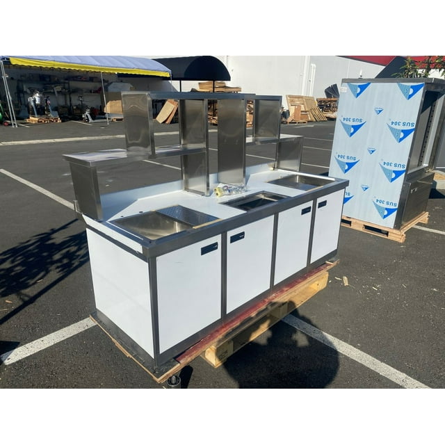 Bar Bubble Tea WorkStation Coffee Shop Cocktail BAB72 - Walmart.com