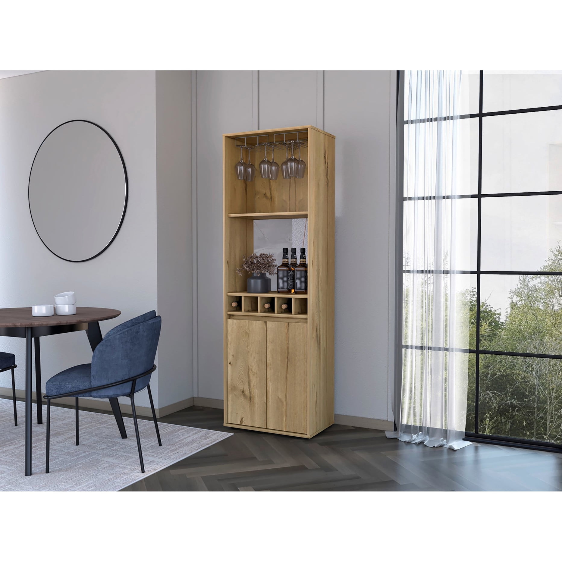 Bar Cabinet with Wine Storage+Large Dimensions"-"Home Parties+Adequate ...