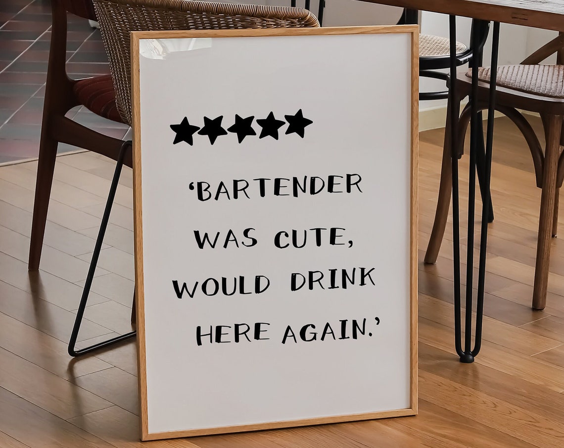 Bar Cart, Bar Cart Decor, Aesthetic Kitchen Decor, Trendy Wall Art ...