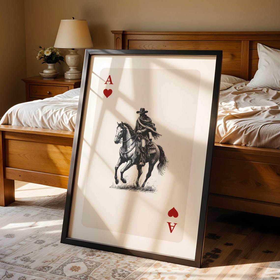 Bar Cart Decor, Trendy Wall Art, Cowboy Decoration, Trendy Vintage ...
