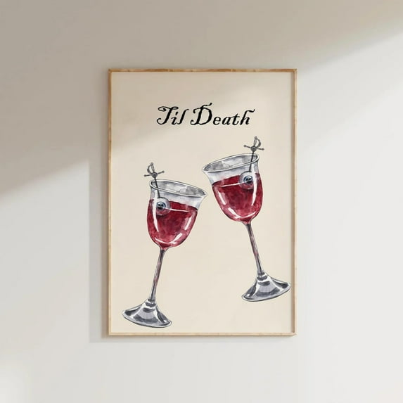 Bar Cart Poster Wall Art Cheers Poster Art Spooky Fall Poster For Wall ...