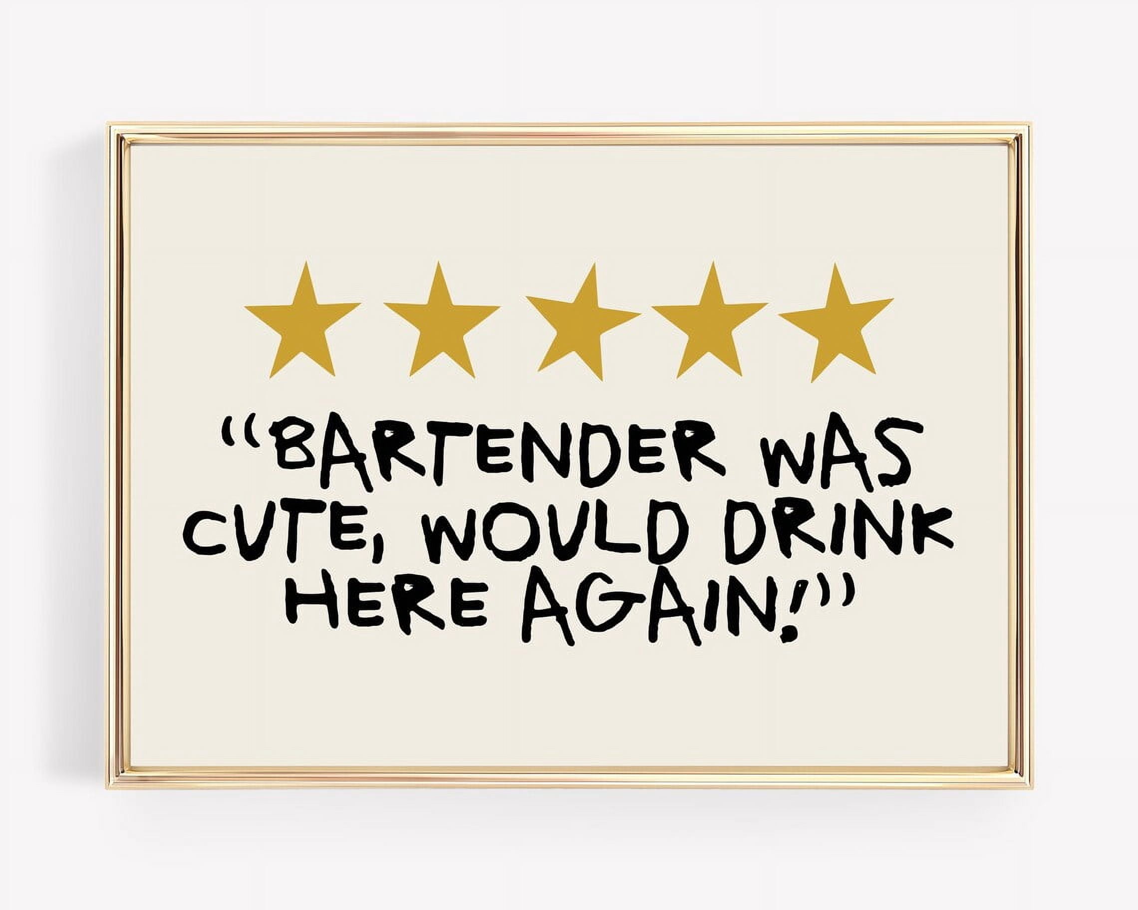 Bar Cart Print Bar Cart Decor Funny Kitchen Wall Art Bar CArt Trendy ...
