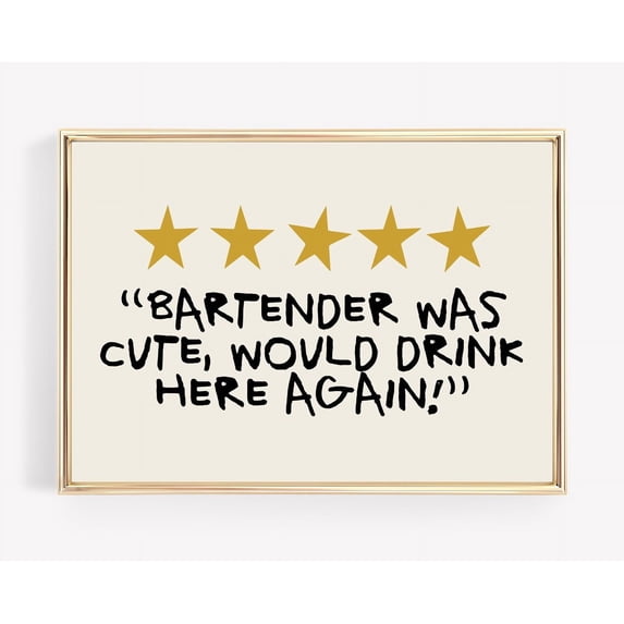 Bar Cart Print Bar Cart Decor Funny Kitchen Wall Art Bar CArt Trendy ...
