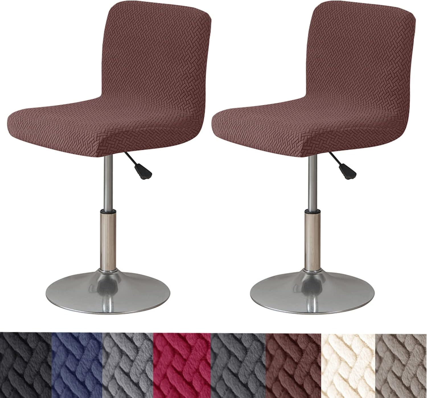 Bar Chair Cover, 2 Pack of Elastic Bar Chair Covers, Bar Chair Cover ...