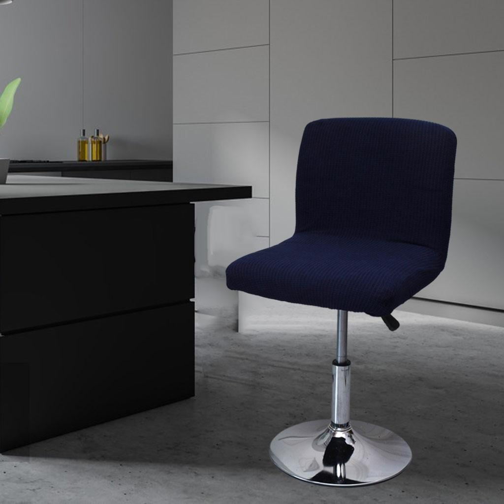 Bar Chairs cover Removable Washable Stool Protectors Short Back cover ...