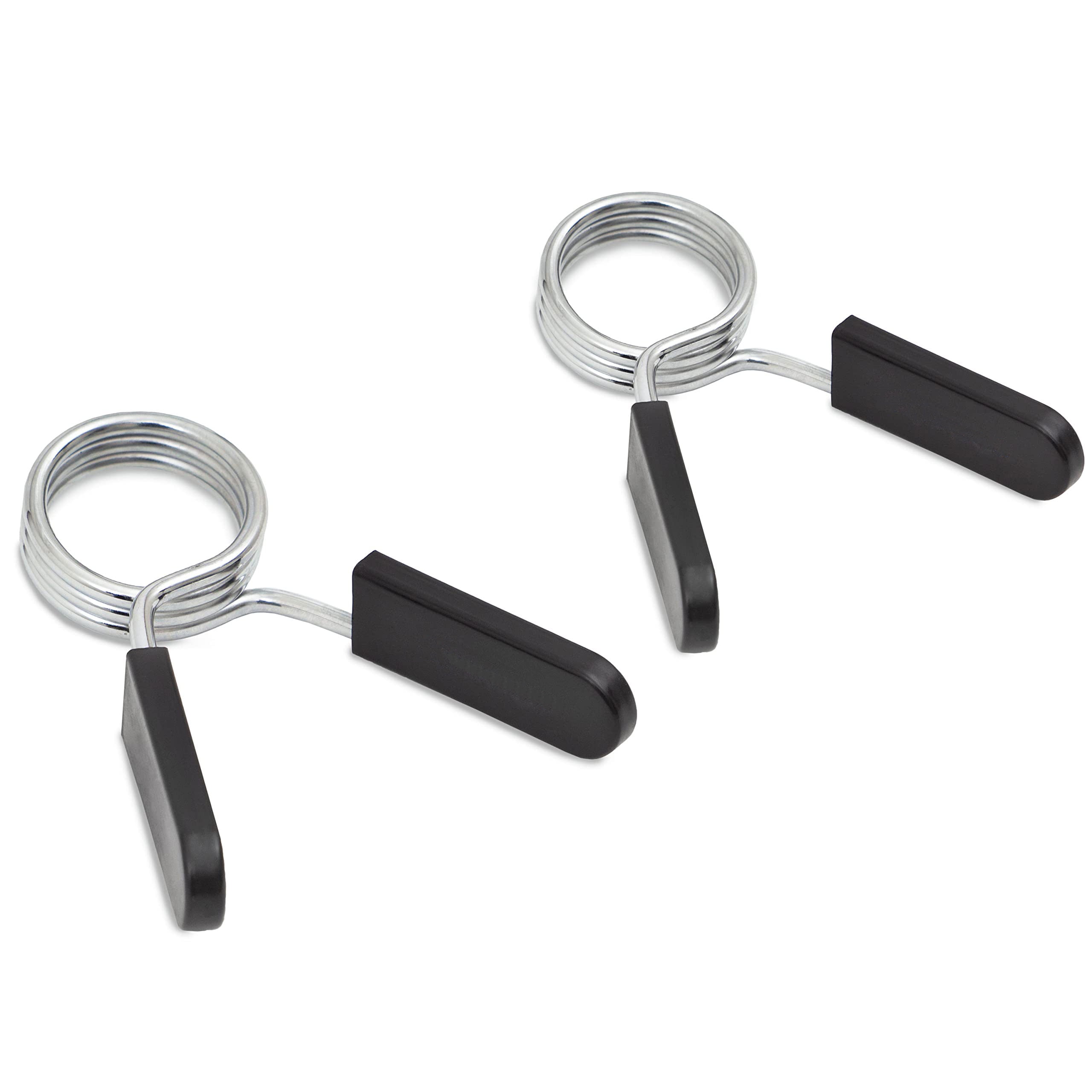 LAVVON Spring Clip Collars for 2-inch Barbell, Secure Weight Plates for ...