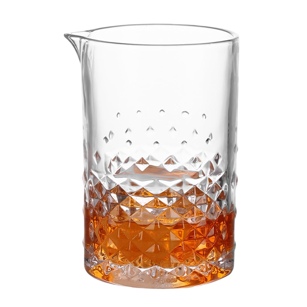 Bar Cocktail Mixing Glass, Seamless Cocktail Pitcher for Stirred ...