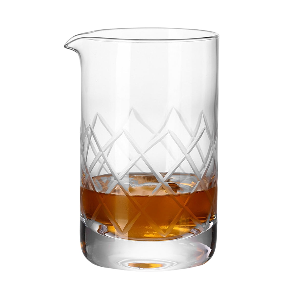 Bar Cocktail Mixing Glass, Seamless Cocktail Pitcher for Stirred ...