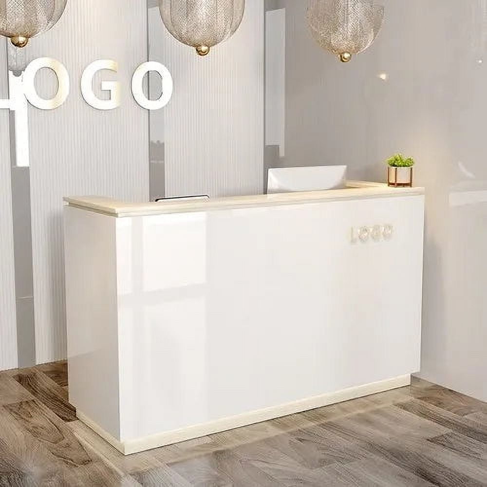 Bar Counter Reception Desks Tall Display Cabinet Office Table Reception ...