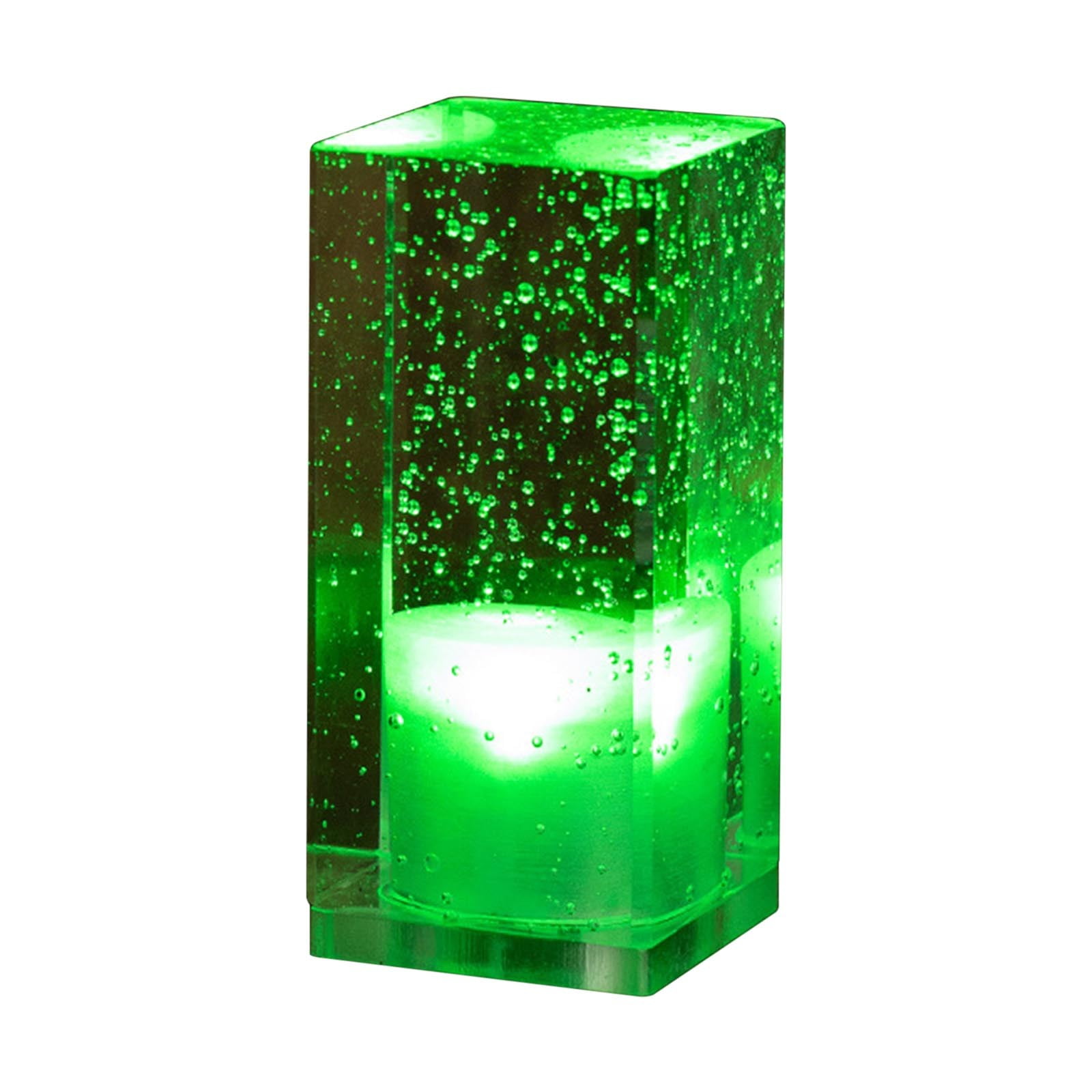 Bar Desk Lamp LED Rechargeable Crystal Lamp Restaurant KTV Bedside Lamp ...