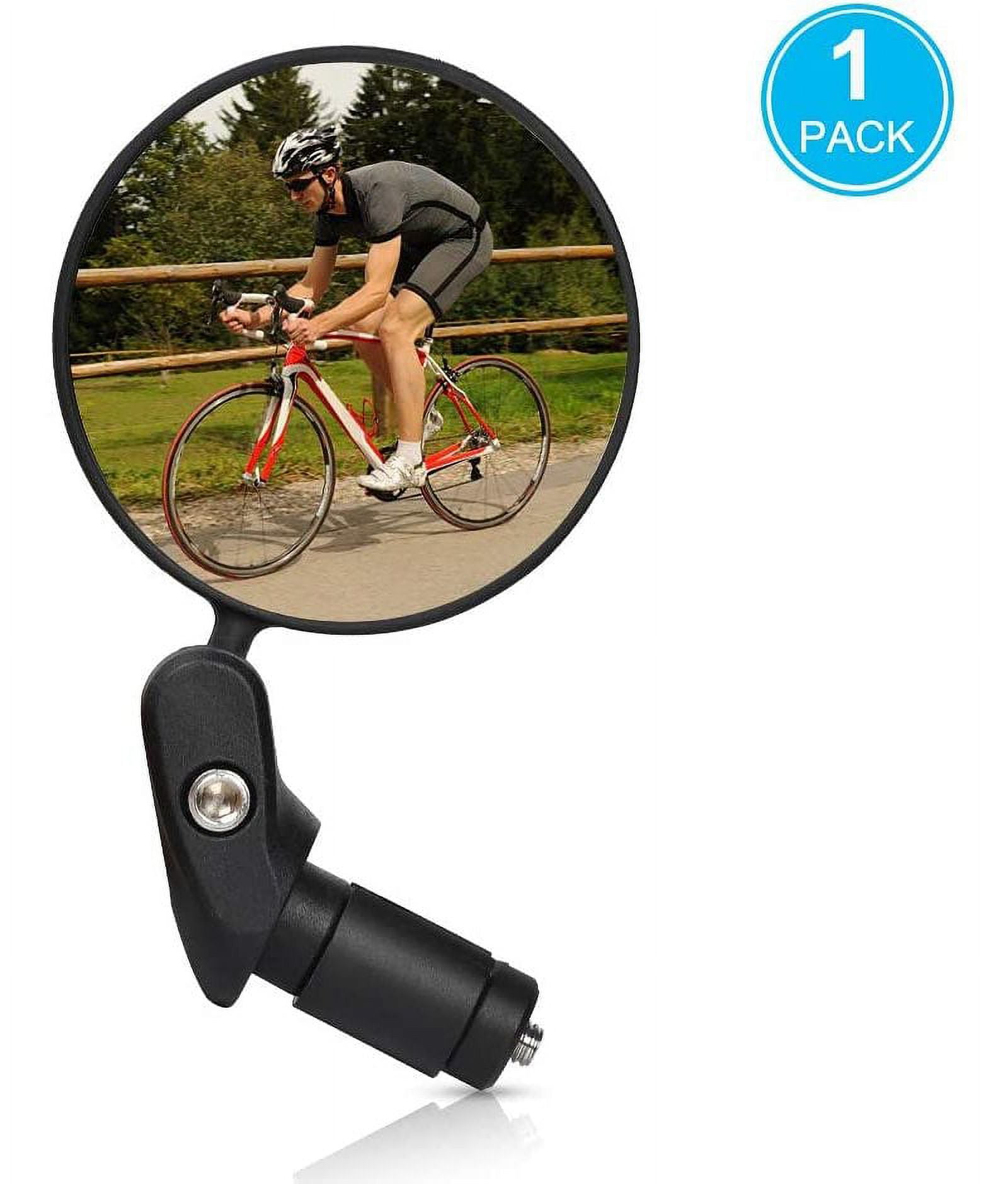 Bar End Bike Mirror, Crystal UHD Automotive Grade Glass Lens ...