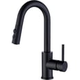 Bar Faucet with Pull Out Sprayer Single Hole Matte Black, Single Handle ...