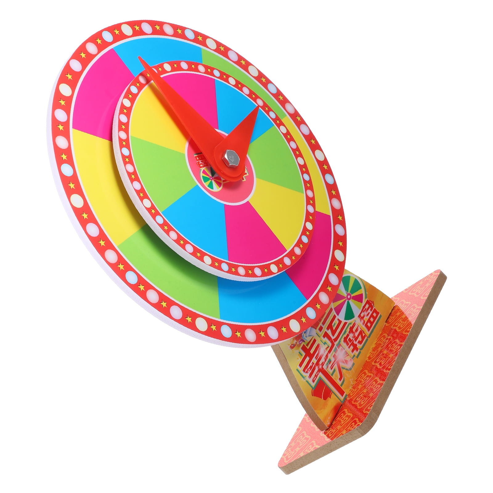 STRANDCHIC Plastic Double Layer Wheel Spinner Carnival Table Game Prop ...