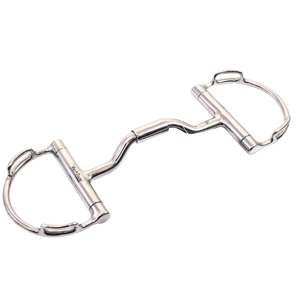 Bar H Equine D Ring Racking Snaffle Bit Stainless Steel - Walmart.com