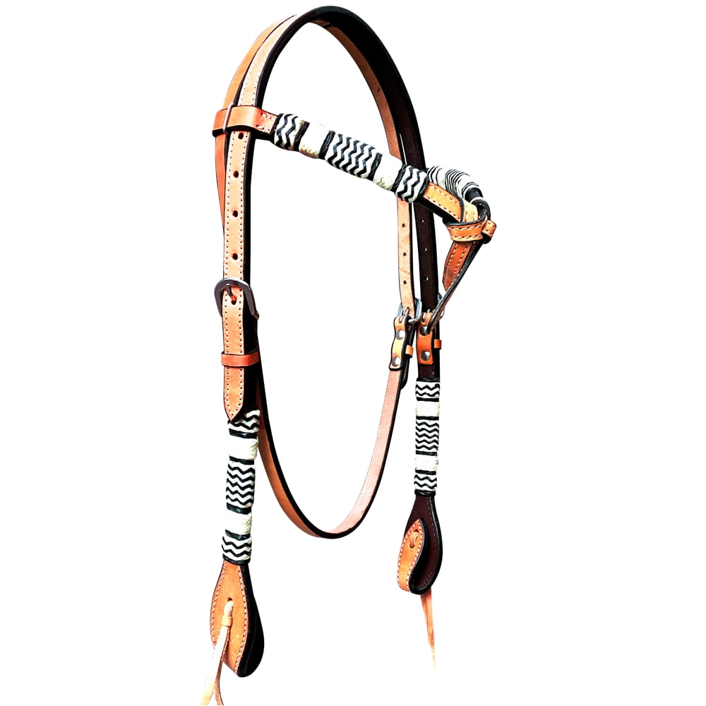 Bar H Equine Genuine Western American Leather Horse Headstall - Walmart.com