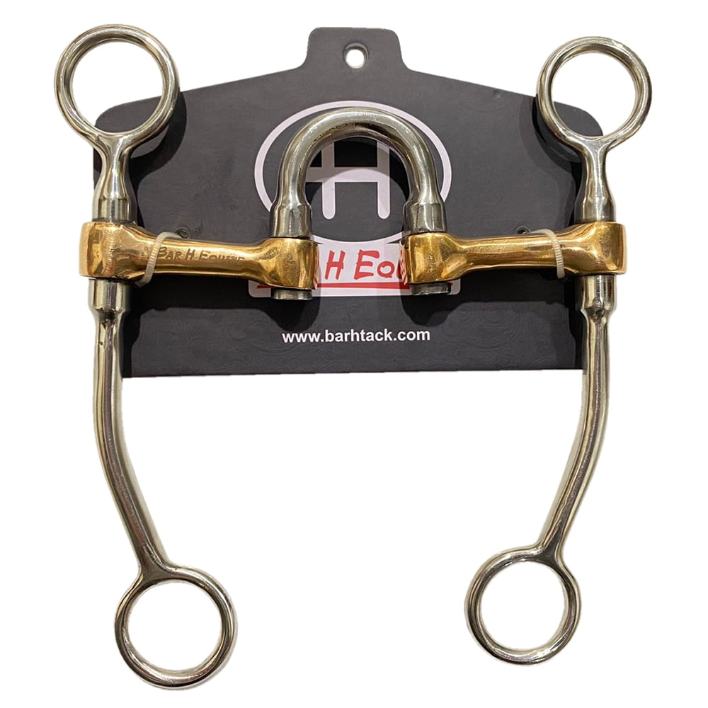 Bar H Equine Western Horse Copper Correction Bit With 5 In Mouth Bits ...