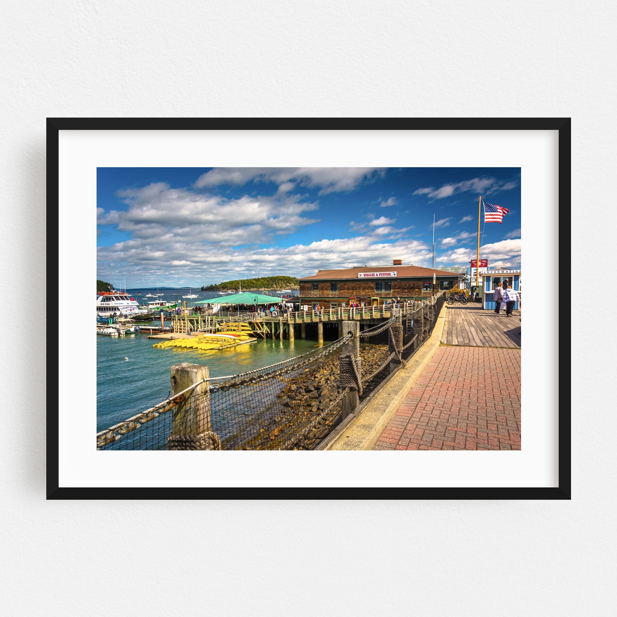 Bar Harbor 02 - Bar Harbor Maine Photography Harbor Coast Boat ...