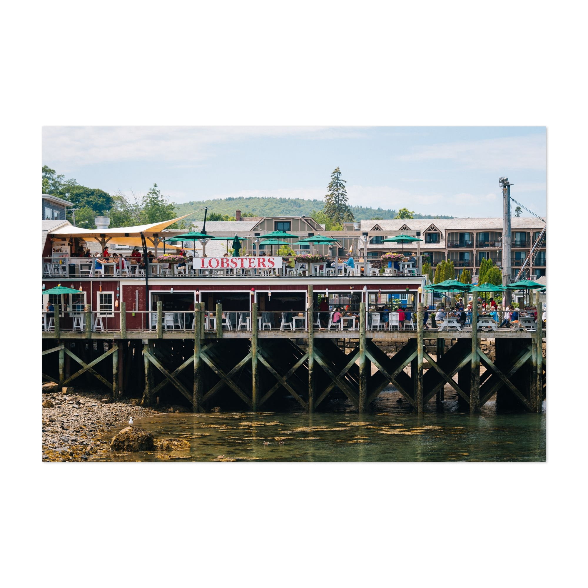 Bar Harbor 03 - Bar Harbor Maine Photography Harbor Boardwalk Coast ...