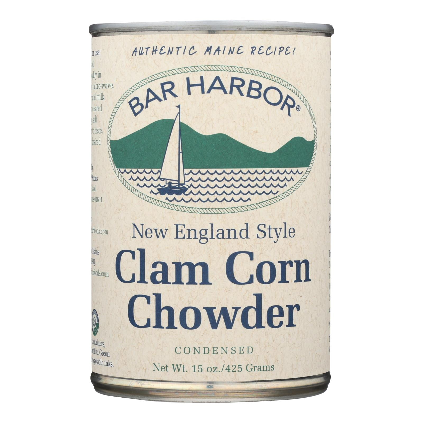 Bar Harbor New England Style Clam Corn Chowder, 15 oz - Walmart ...