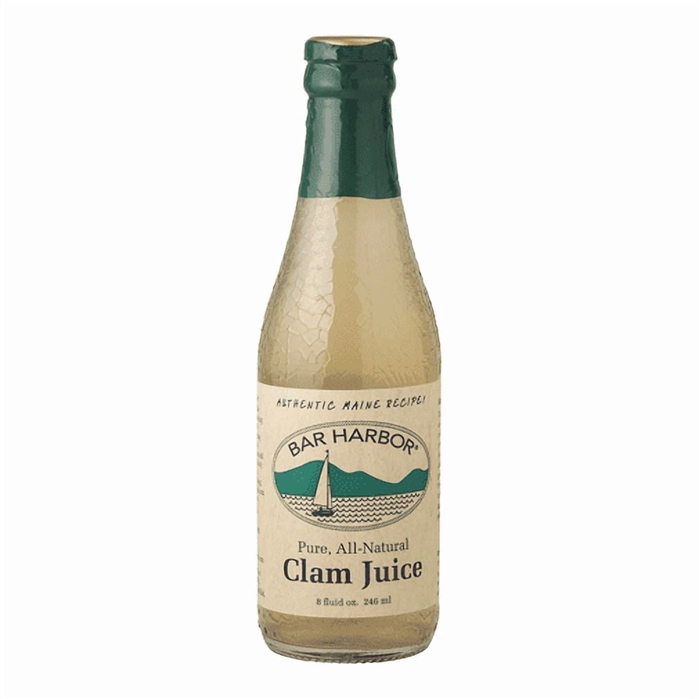Bar Harbor, Clam Juice, 8 oz Bottle, Ready to Use Seafood Broth ...