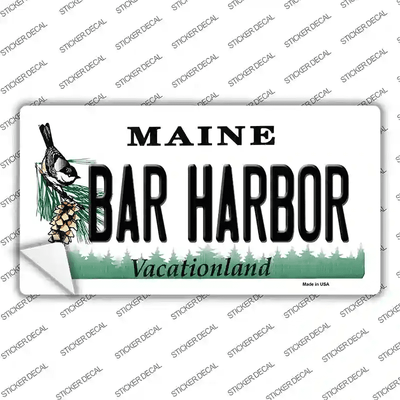 Bar Harbor Maine Novelty Sticker Decal Medium - Walmart.com