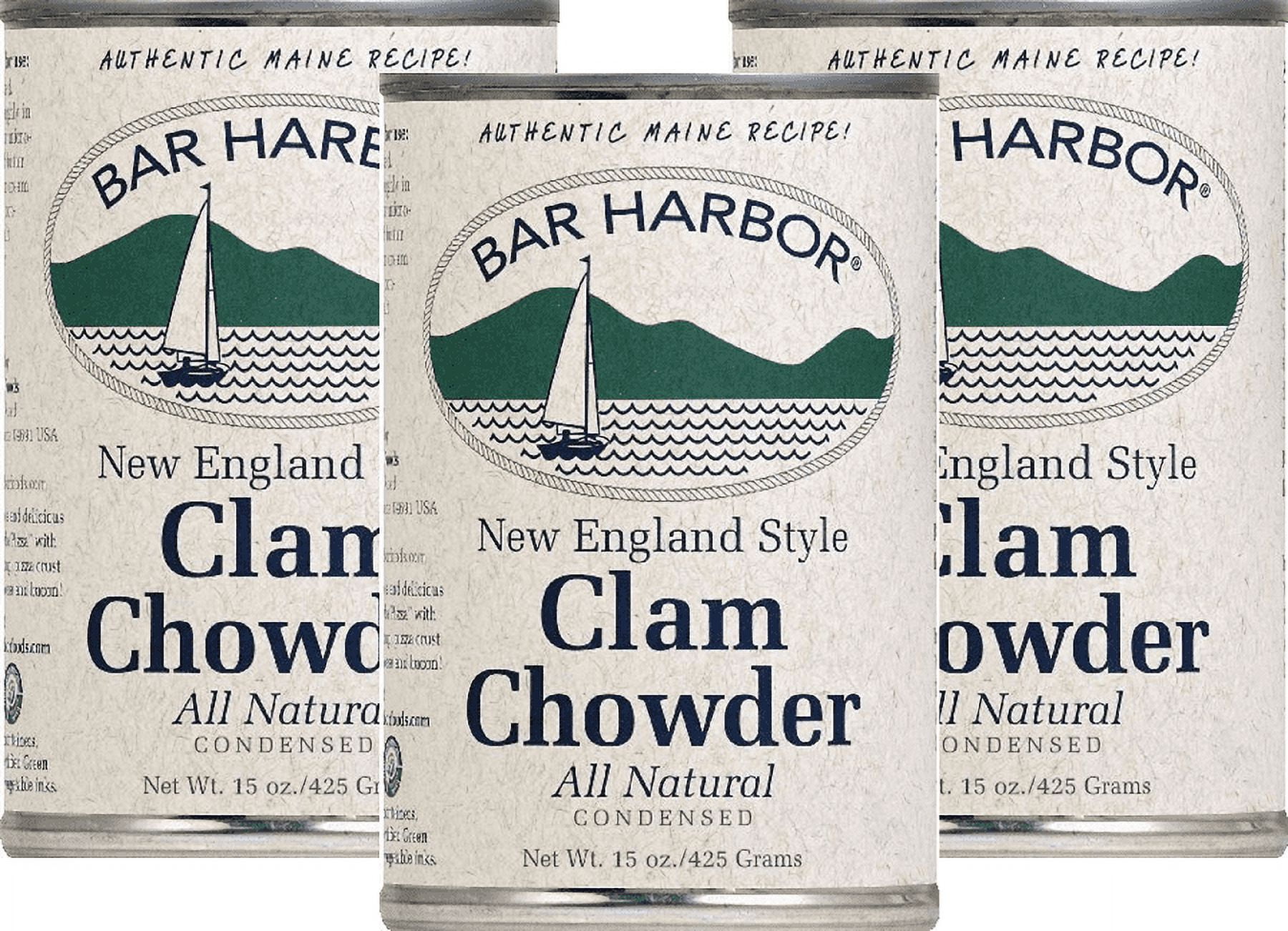 Bar Harbor New England Style Condensed Clam Chowder, 3-Pack 15 oz. Cans ...