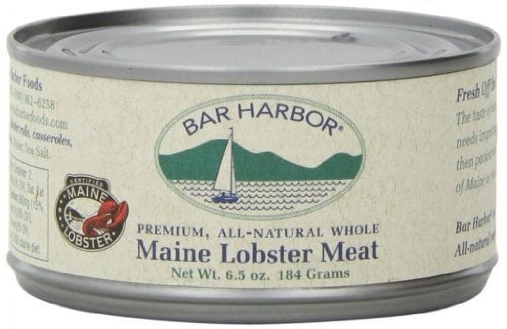 Bar Harbor Premium, All-Natural Whole Maine Lobster Meat, 6.5 oz ...
