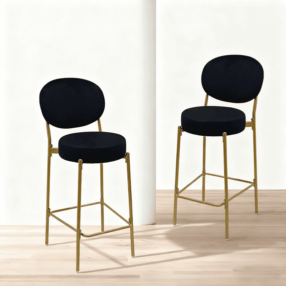 Bar Height Stools Set of 2, 29” Seat Height Island Chairs Modern ...