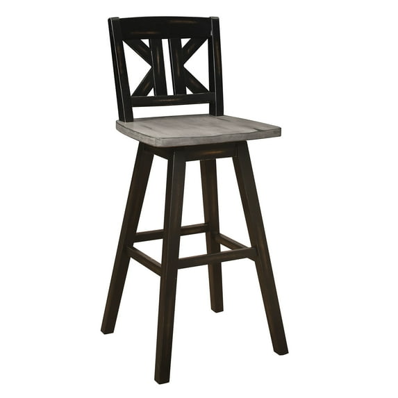 Bar Height Swivel Chairs | Rustic Appearance in Dining Room | Solid ...