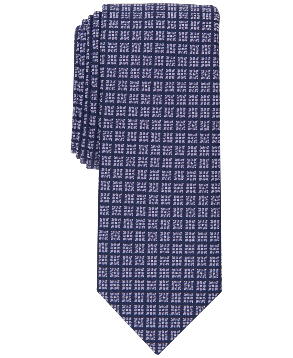 Bar III Mens Markey Medallion Tie Purple - Walmart.com