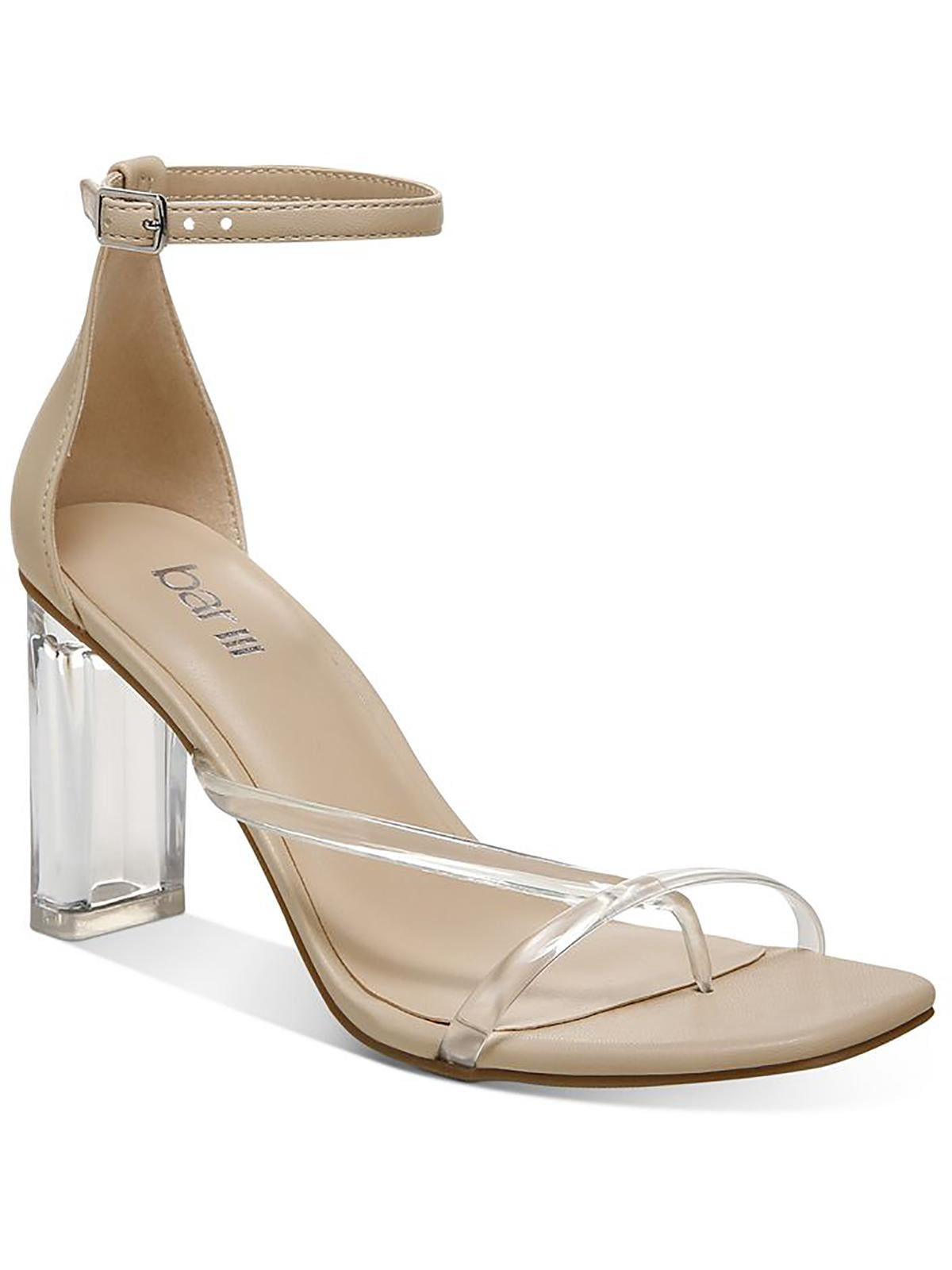 Bar III Womens Blakke 2P Ankle Strap Open Toe Heels - Walmart.com