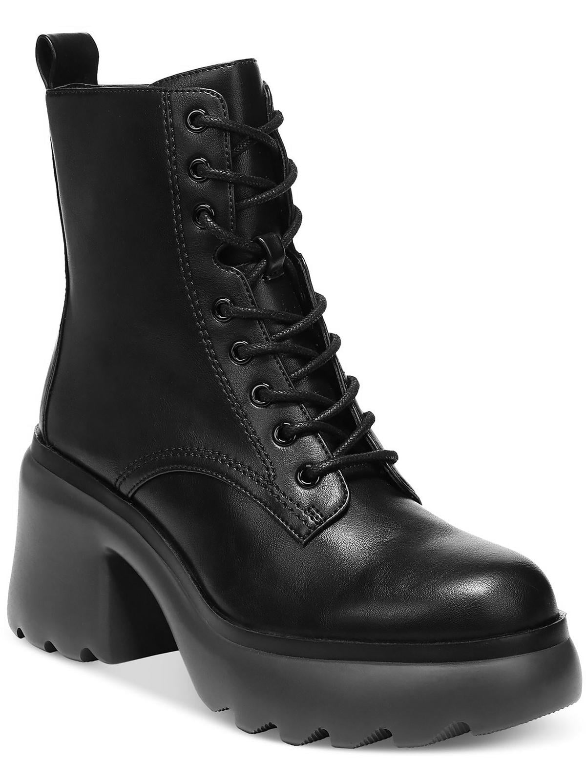 Bar III Womens Peliican Solid Faux Leather Booties - Walmart.com