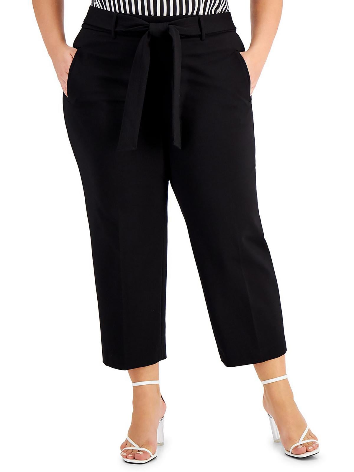 Bar III Womens Plus Suit Separate Stretch Cropped Pants - Walmart.com