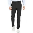 Bar Iii Mens Skinny fit Dress Pants 31 / 30 Black Solid Stretch ...