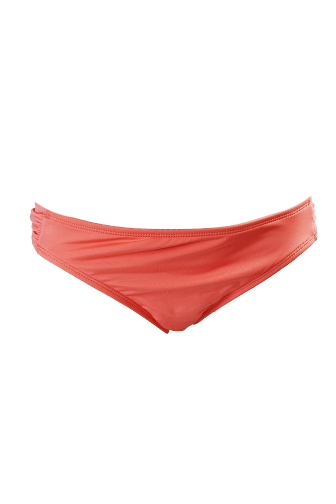 Bar Iii Womens Coral Banded-Side Hipster Bikini Bottom L - Walmart.com