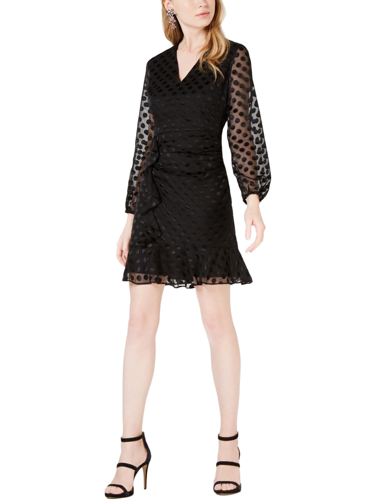 Bar Iii Womens Ruffled A-Line Dress - Walmart.com