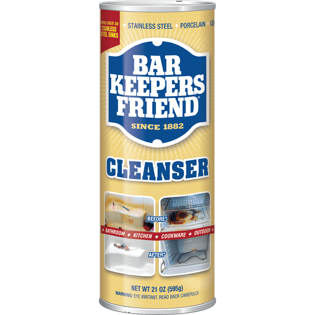 Bar Keepers Friend Kitchen Cleanser Powder, 21oz - Walmart.com
