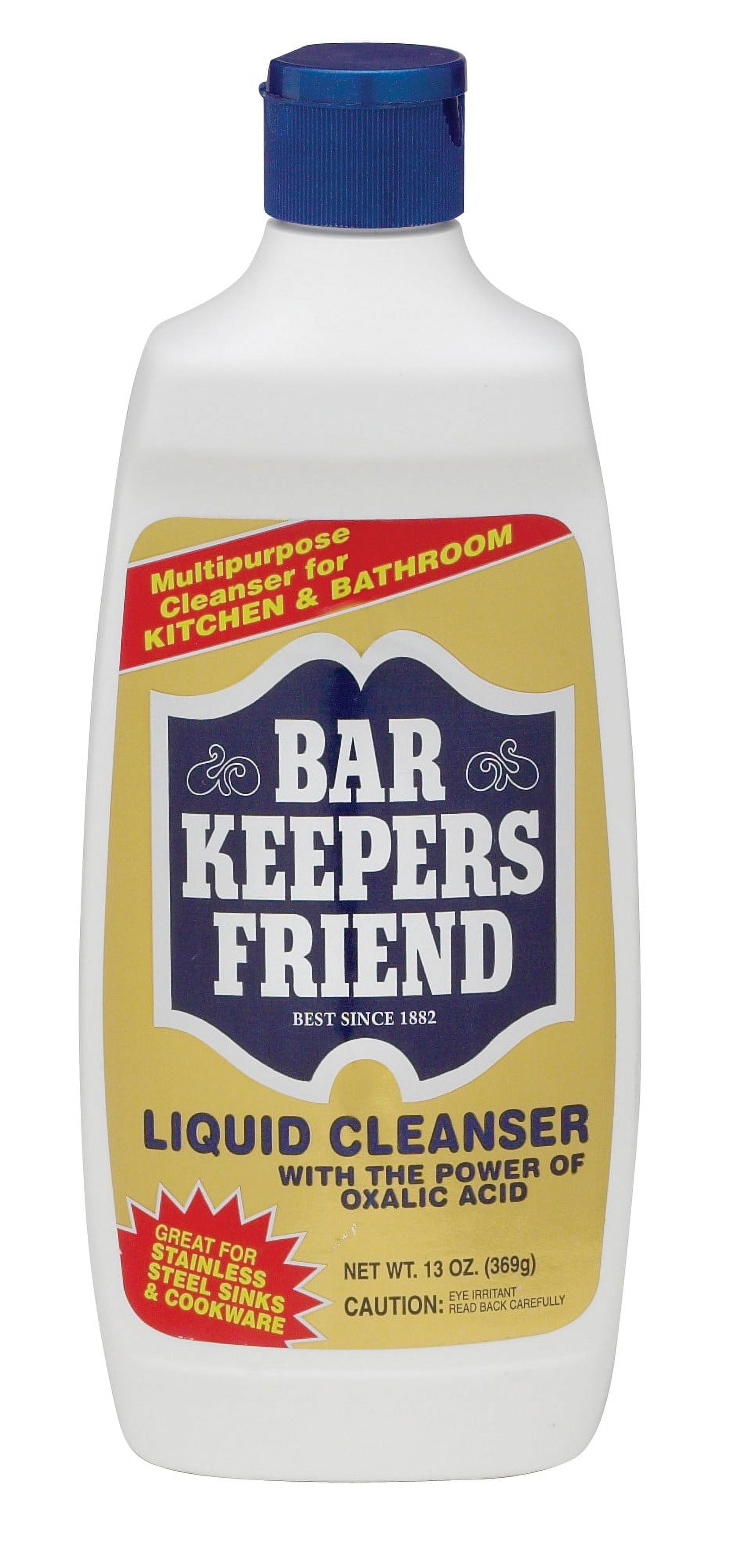 Bar Keepers Friend Soft Polish Cleanser, Stainless Steel Cleaning ...