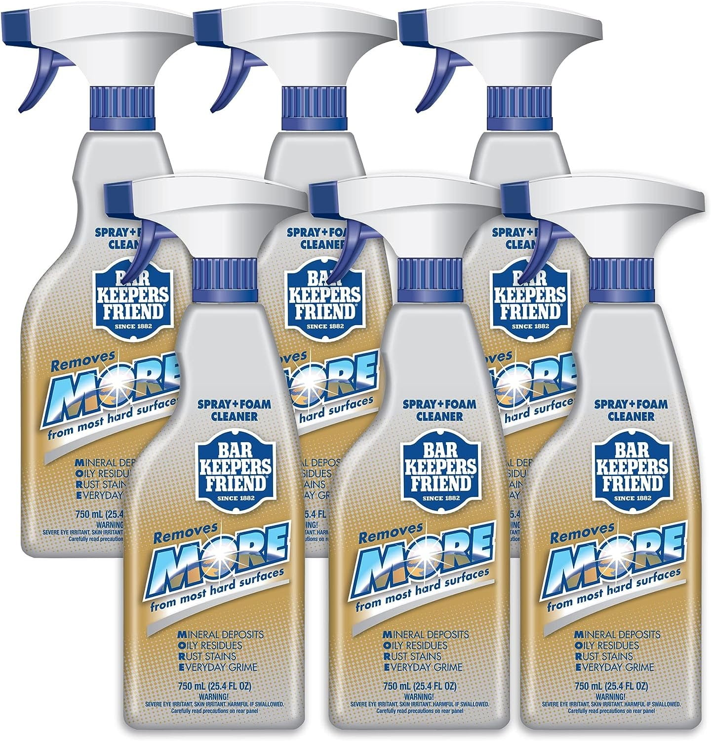 Bar Keepers Friend MORE Spray and Foam Cleaner - 25.4oz - Walmart.com