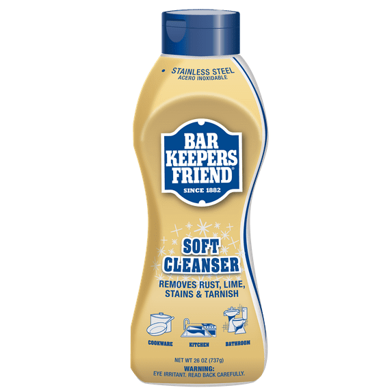 Bar Keepers Friend 26 oz Liquid Gel, Multi-Purpose Soft Cleanser ...